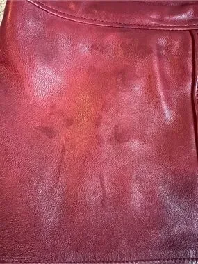 Kookai | Skirts | Burgundy Red Leather Mini Skirt Size Us 6 | Poshmark